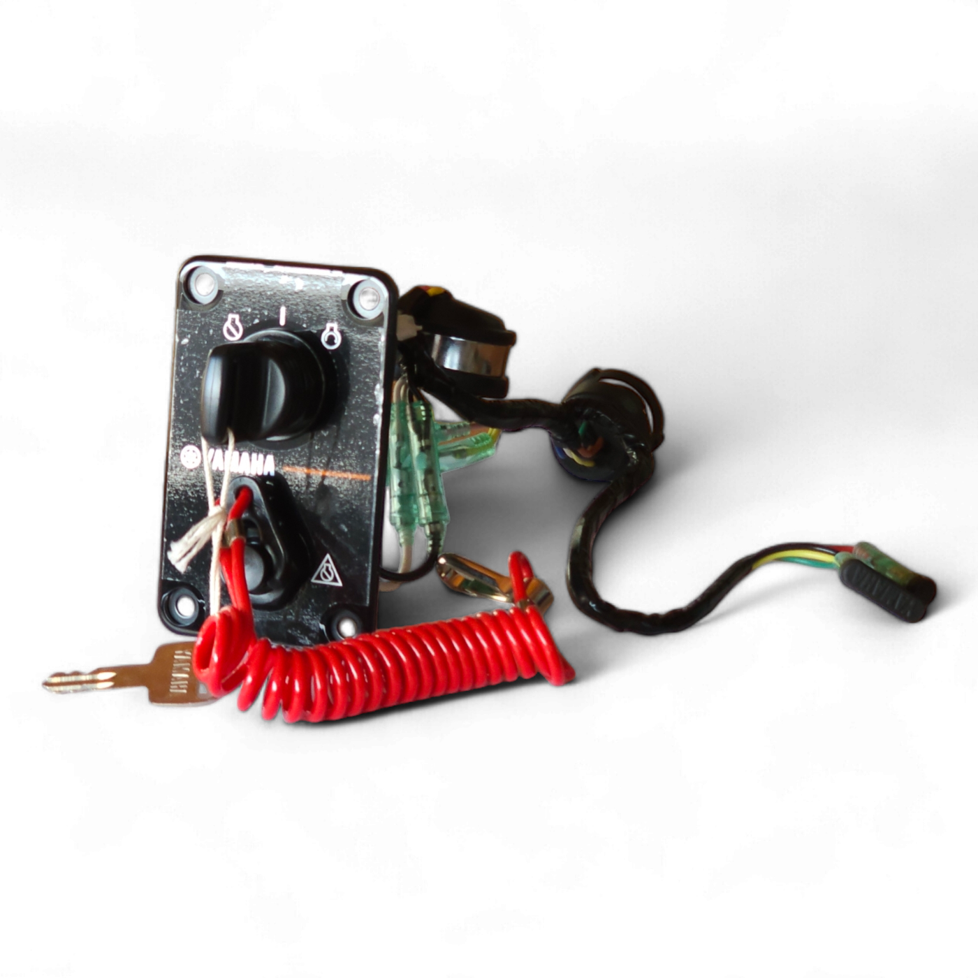 Genuine Yamaha Engine Key Switch w/ Lanyard - 704-82570-13