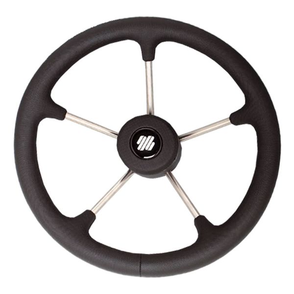 Steering Wheel SS Soft Grip 350mm - Black