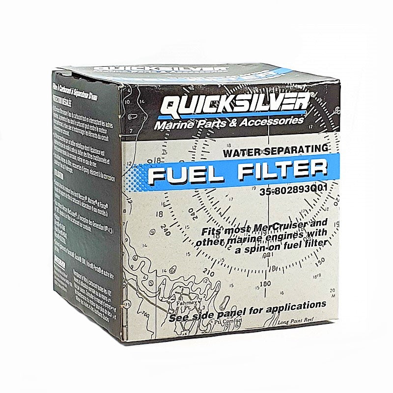 Genuine Quicksilver Water Separator Fuel Filter - 35-802893Q01