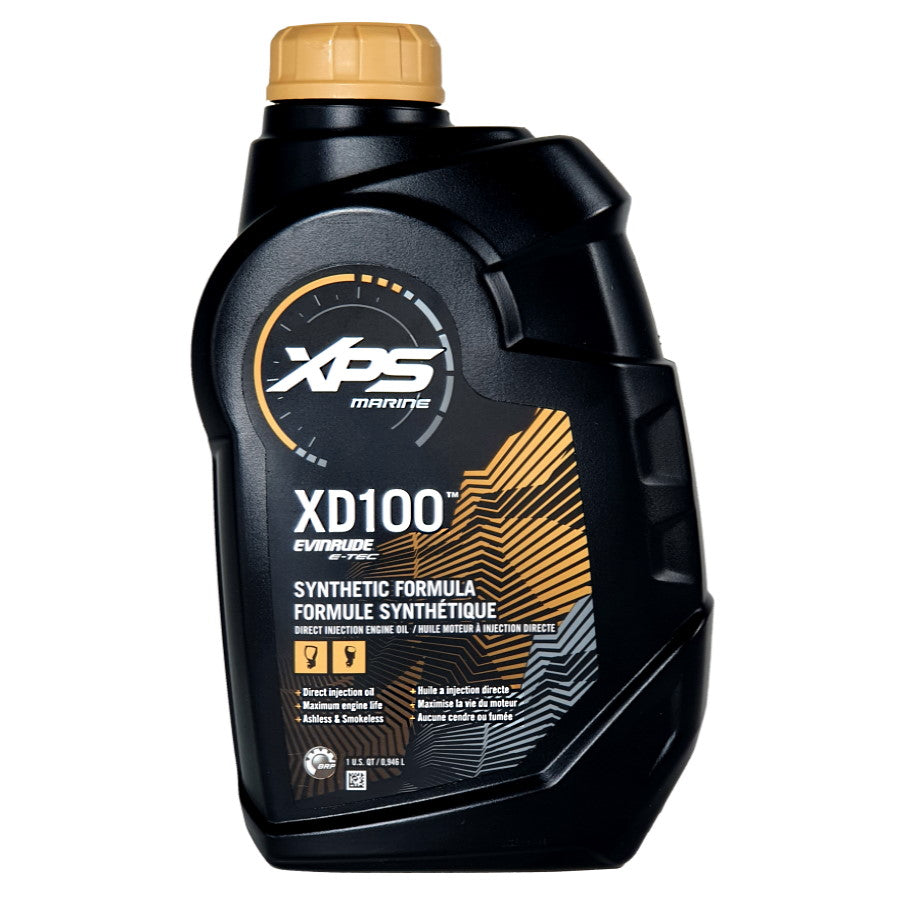 Genuine XPS XD100 Synthetic Engine Oil for E-TEC Outboards - 1 Litre